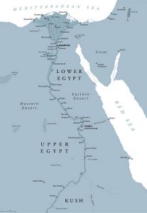 Which work commemorates the unification of upper and Lower Egypt?